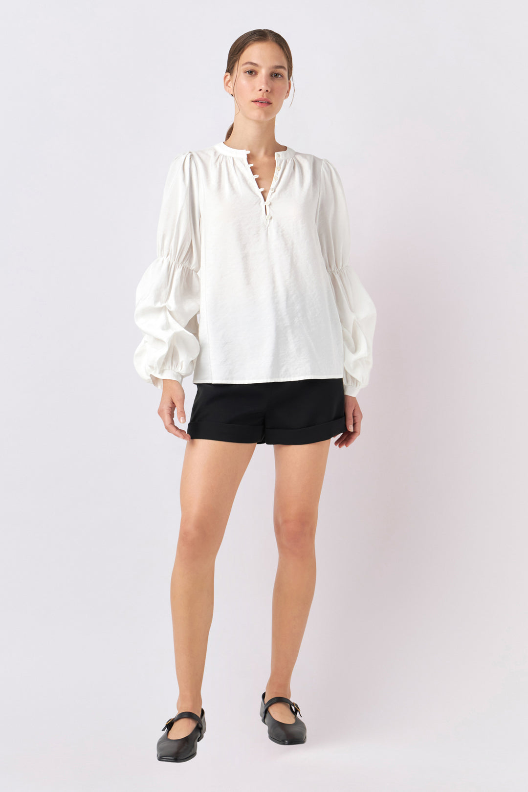 Blouson Sleeve Blouse – English Factory