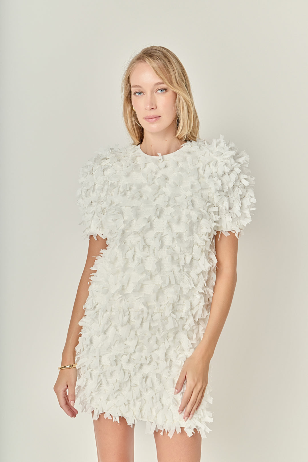 Premium Textured Ribbon Top – English Factory