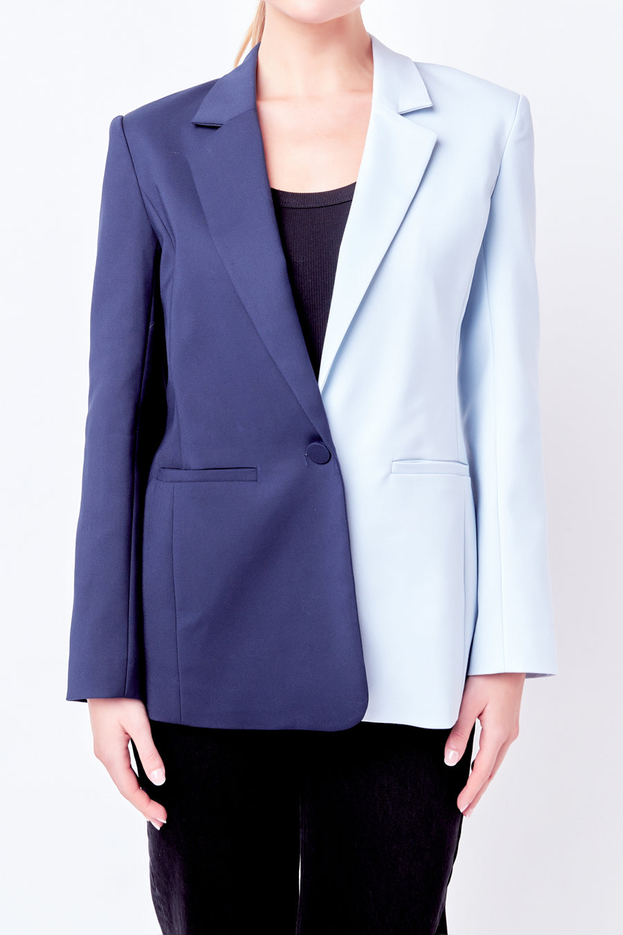 Color Block Blazer – English Factory
