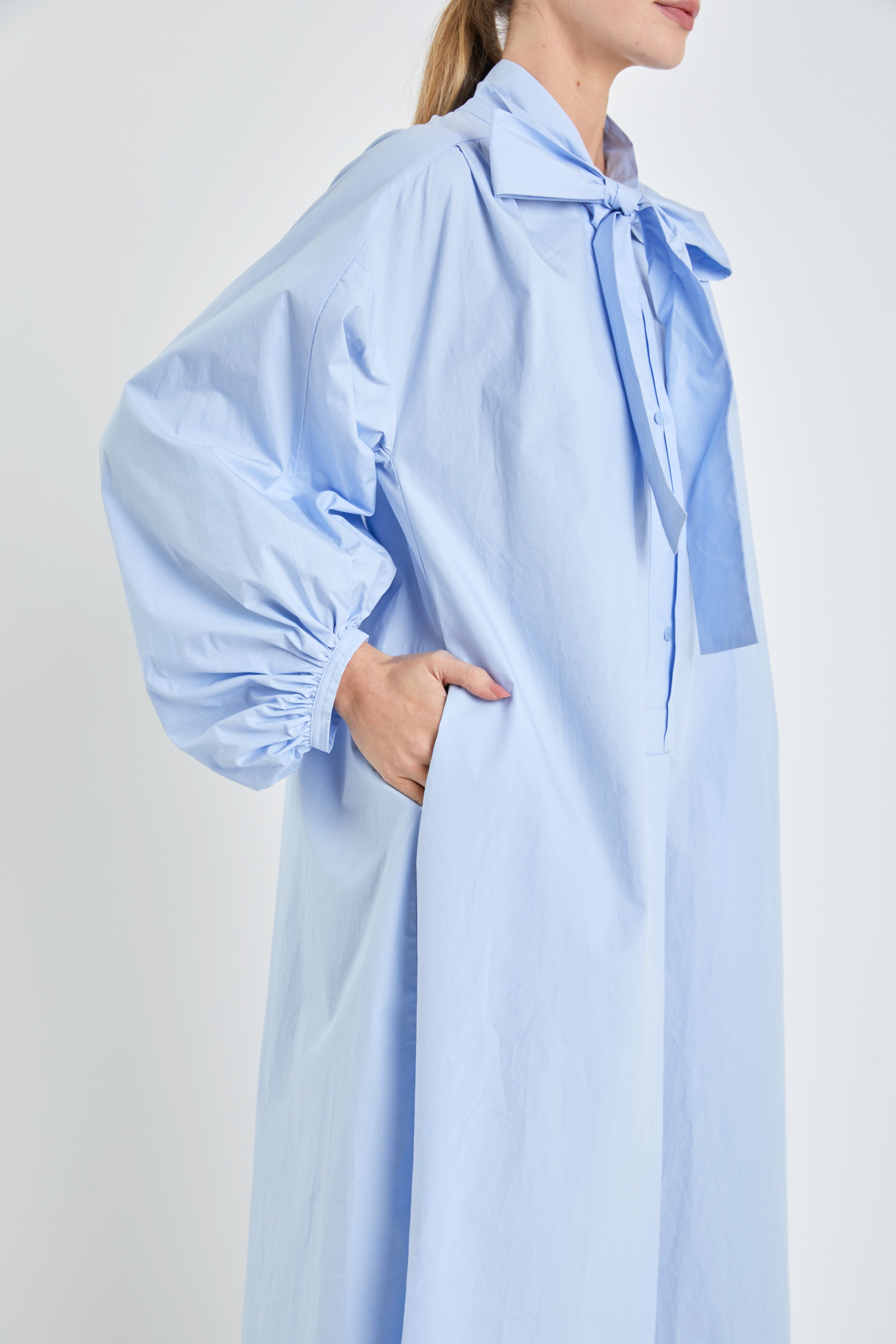 Billow Sleeve Maxi Dress – English Factory