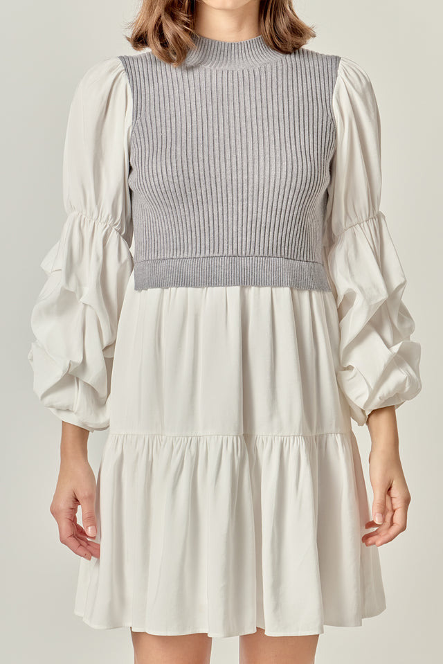 Mixed Media Dresses | Mini, Midi, & Maxi Styles – English Factory