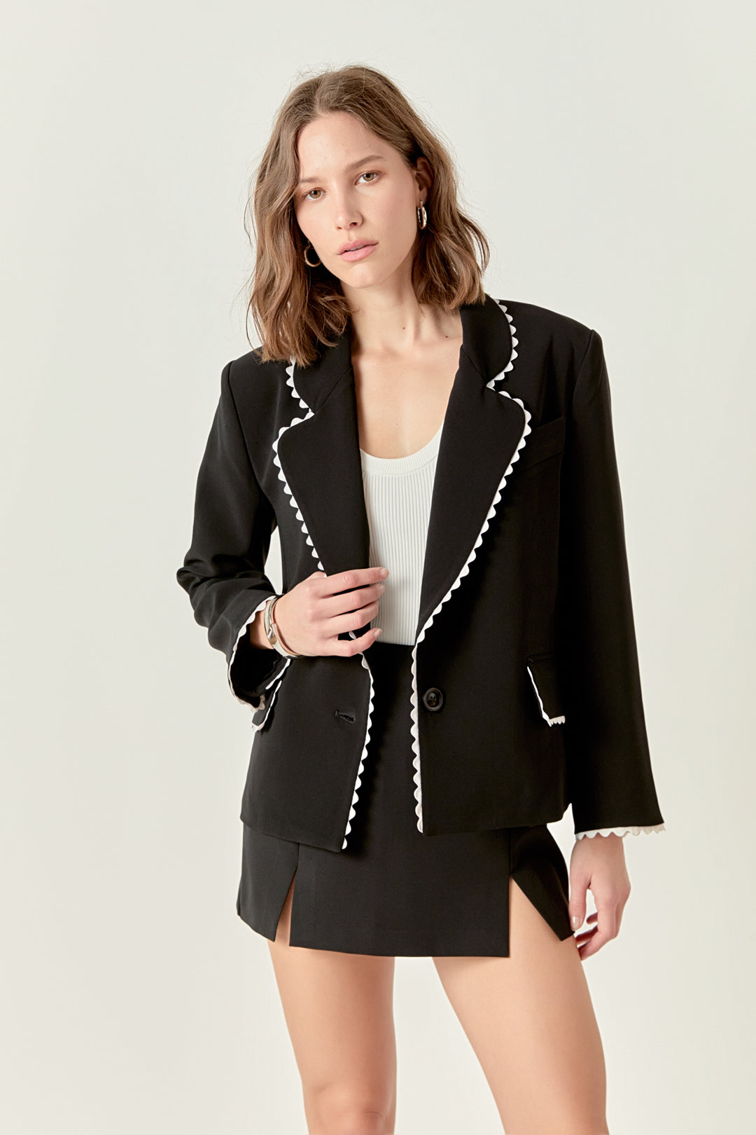 Rickrack Edge Blazer – English Factory