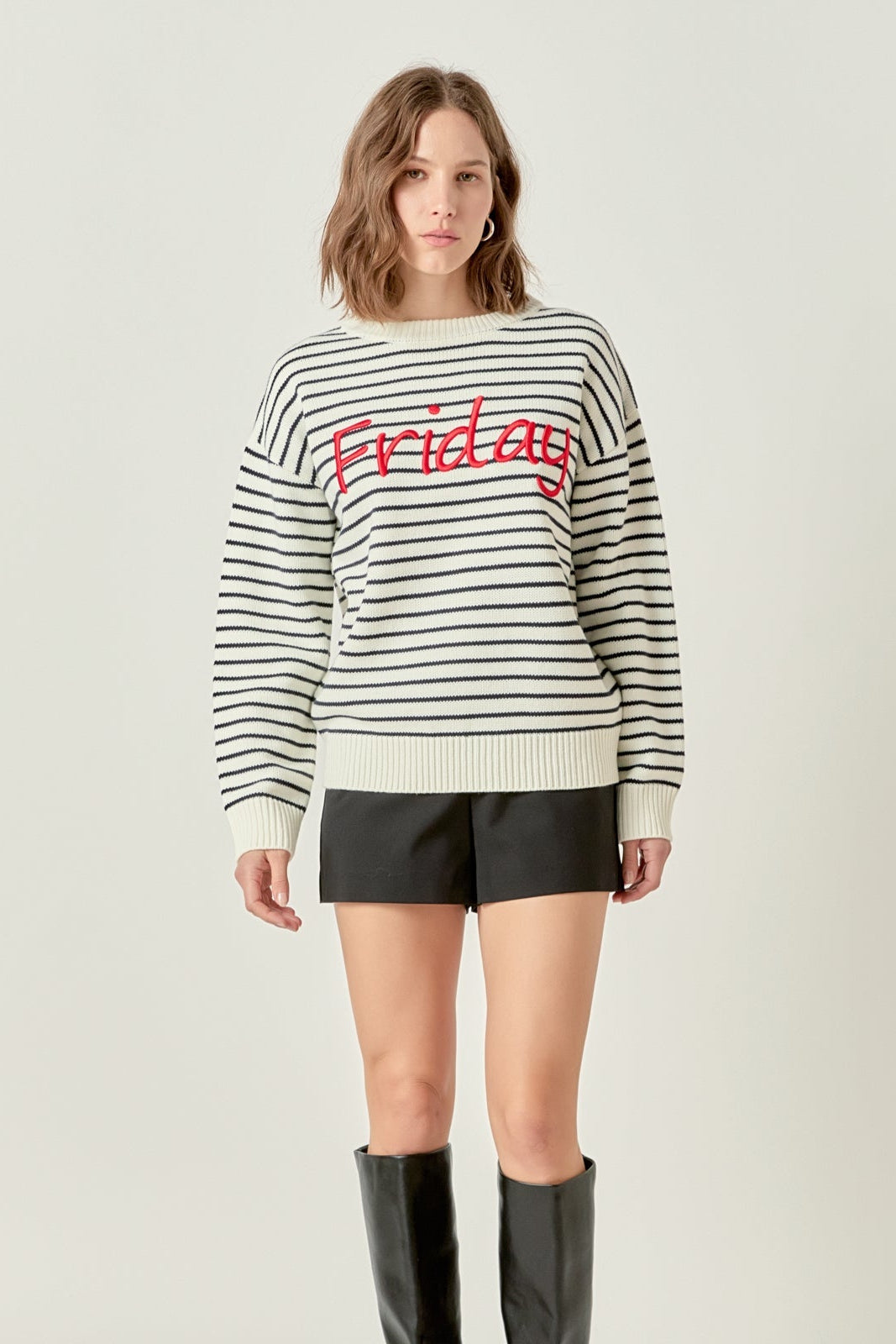 Friday Lettering Sweater – English Factory