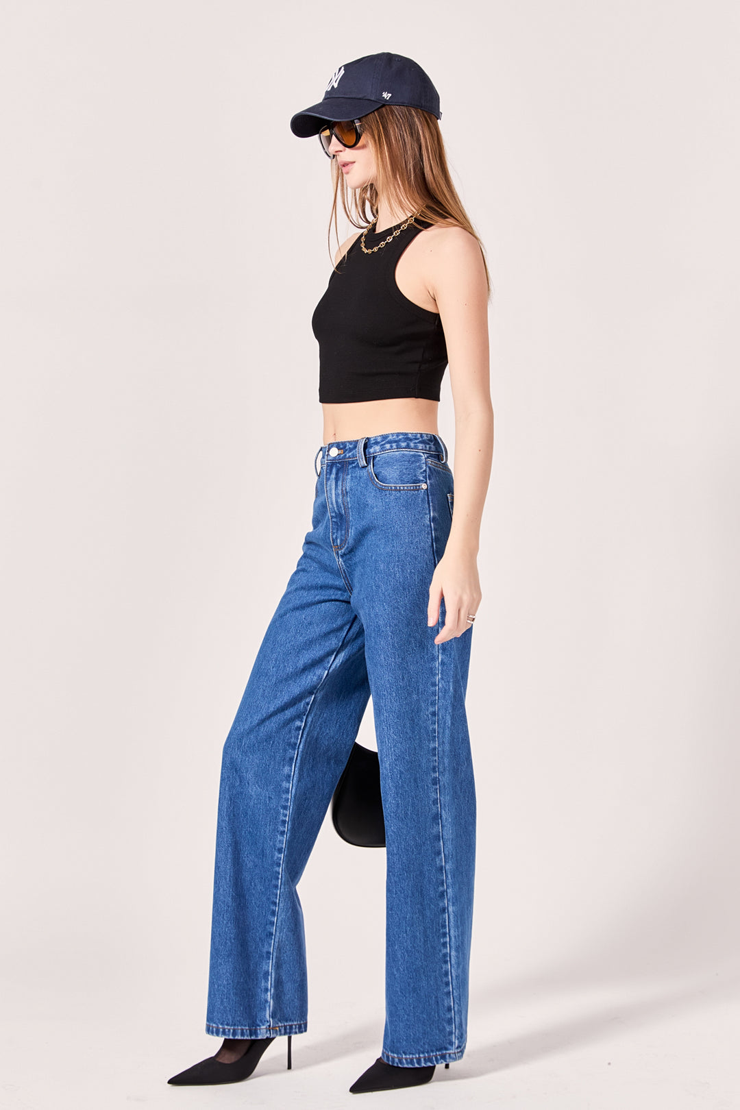 Embroidered Bow Denim – English Factory