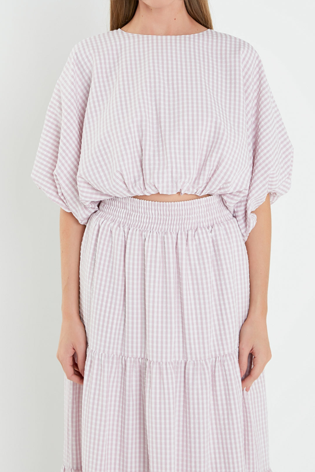 Voluminous Cropped Top – English Factory