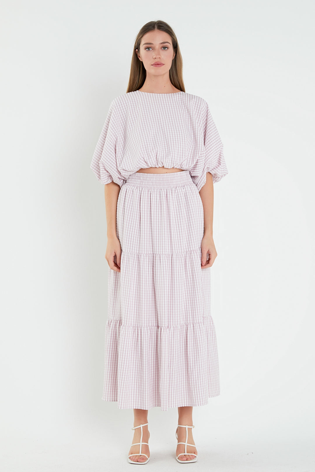 Voluminous Cropped Top – English Factory