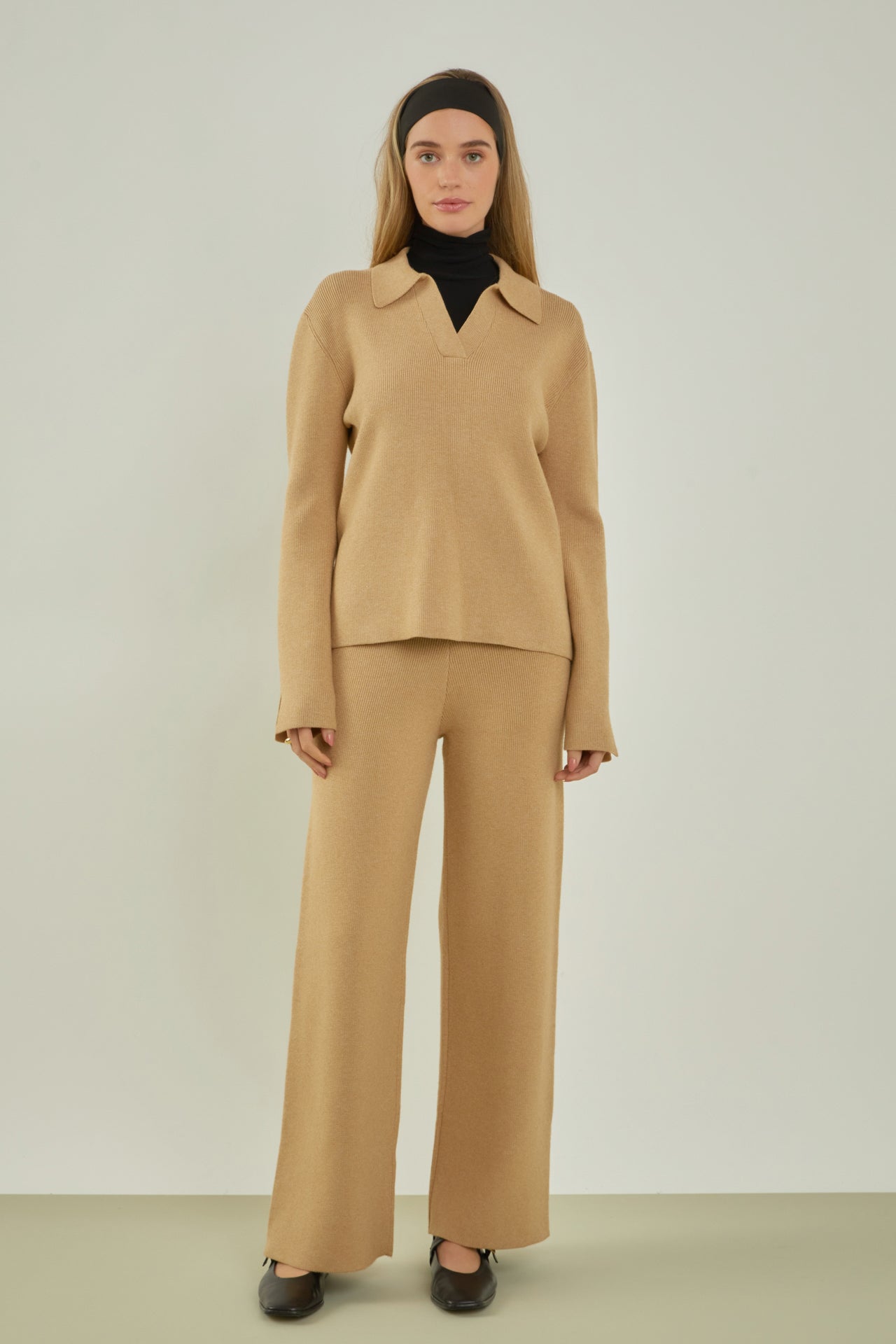 Collared Knit Sweater – English Factory