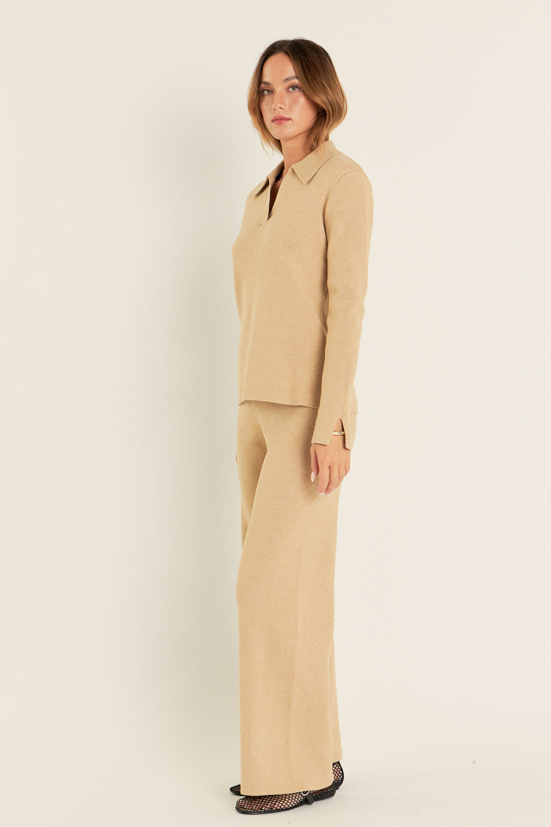 Collared Knit Sweater – English Factory