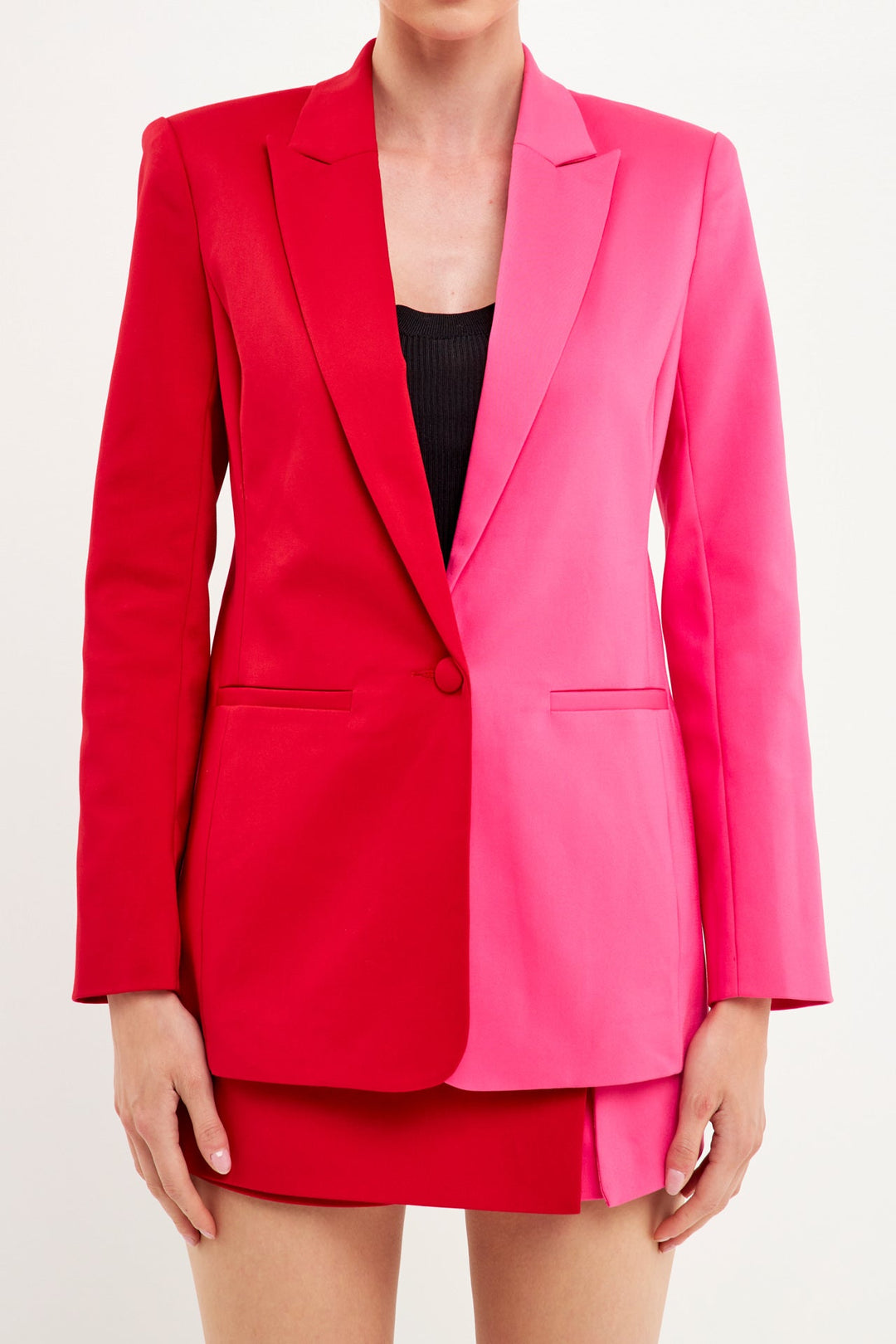 Color Block Blazer – English Factory